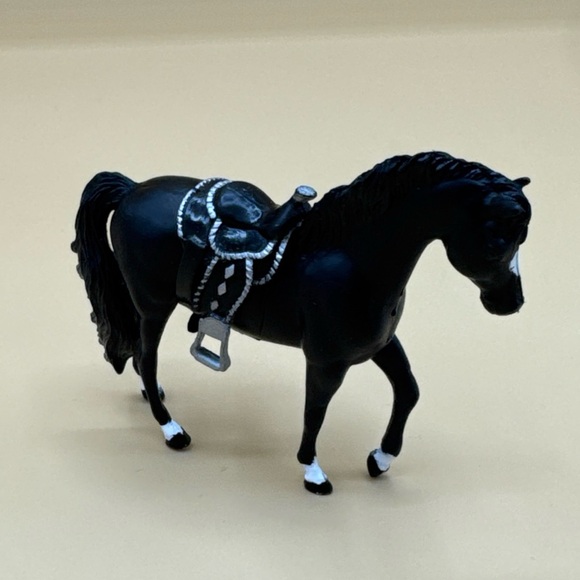 Toys | Vintage 1993 Marchon Black White Pvc Collectible 275 Horse W ...